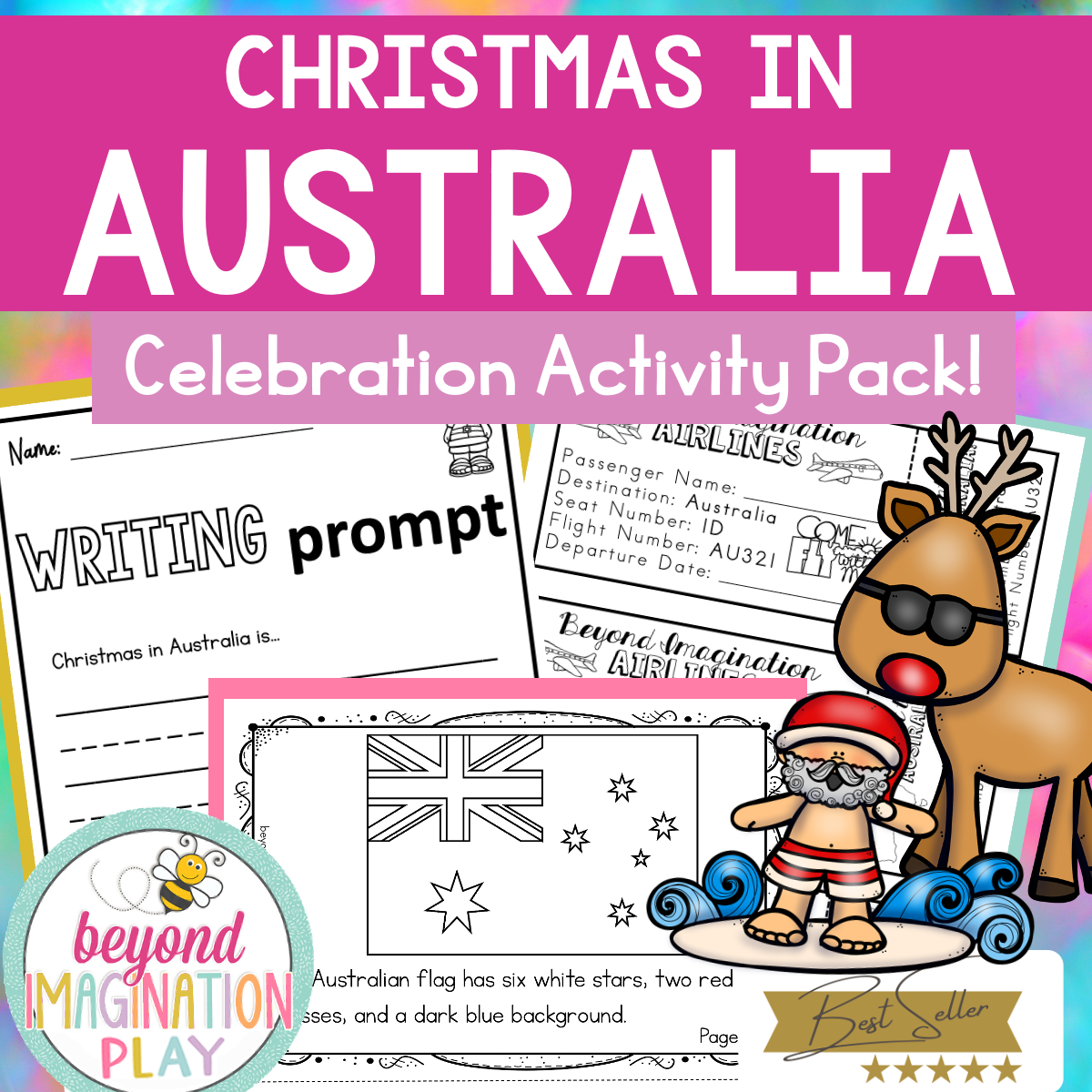 Christmas in Australia Activity Pack – Beyond Imagination Play